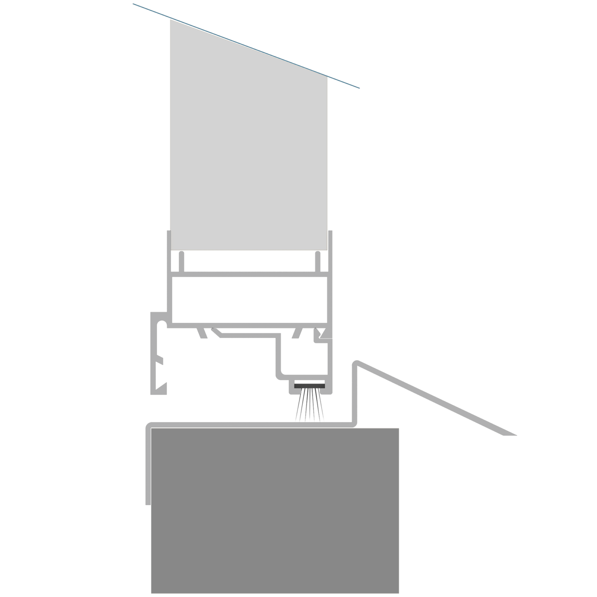 Sealing threshold in stainless steel | Polistamp Infissi S.r.l.